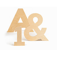 Wood Letters & Numbers Cutouts | Woodpeckers Crafts