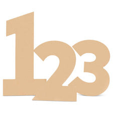 Wood Numbers & Number Cutouts | Woodpeckers Crafts