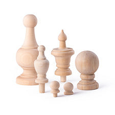 Wood Dowel Caps & Wooden Finials | Woodpeckers Crafts
