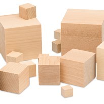 Wooden Blocks & Wood Cubes | Woodpeckers Crafts