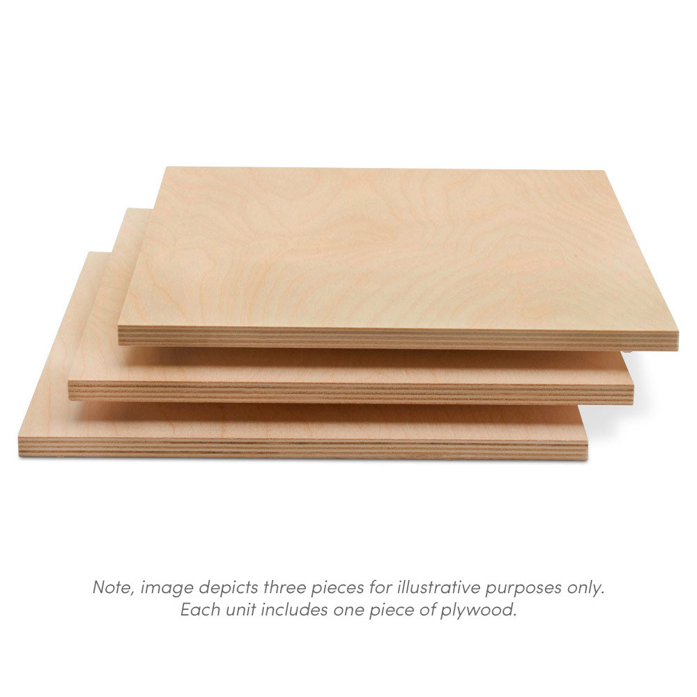 12mm, 1/2" x 8" x 8" Unfinished Baltic Birch plywood sheets ...