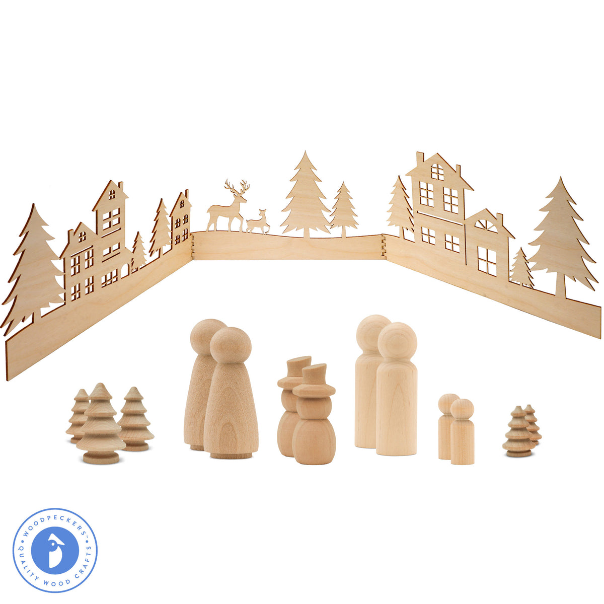 Mini Village Bundle | Woodpeckers Crafts