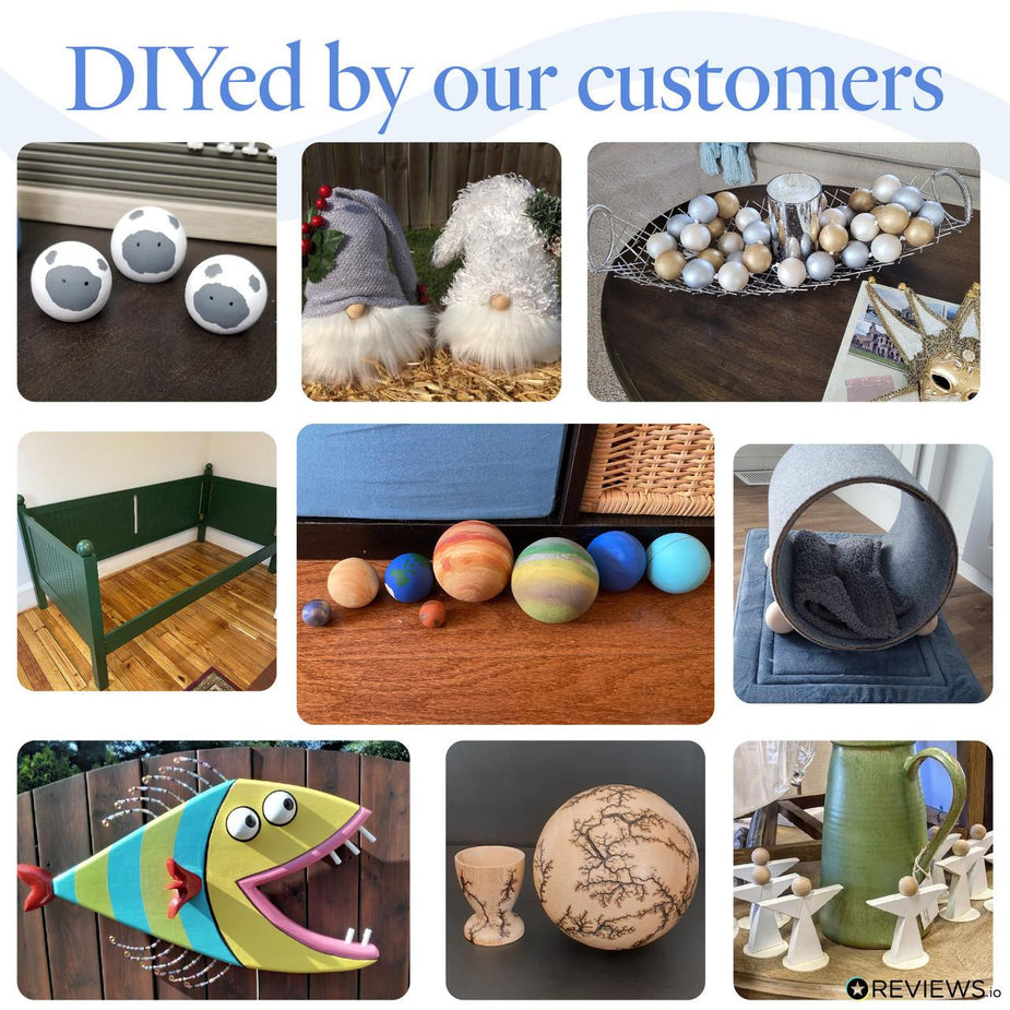 Wood Balls & Wooden Spheres | Woodpeckers Crafts
