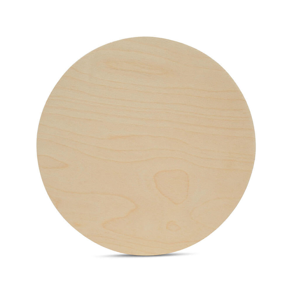 Wooden Circle Cutout, 13", 1/4" Thick – Woodpeckers Crafts
