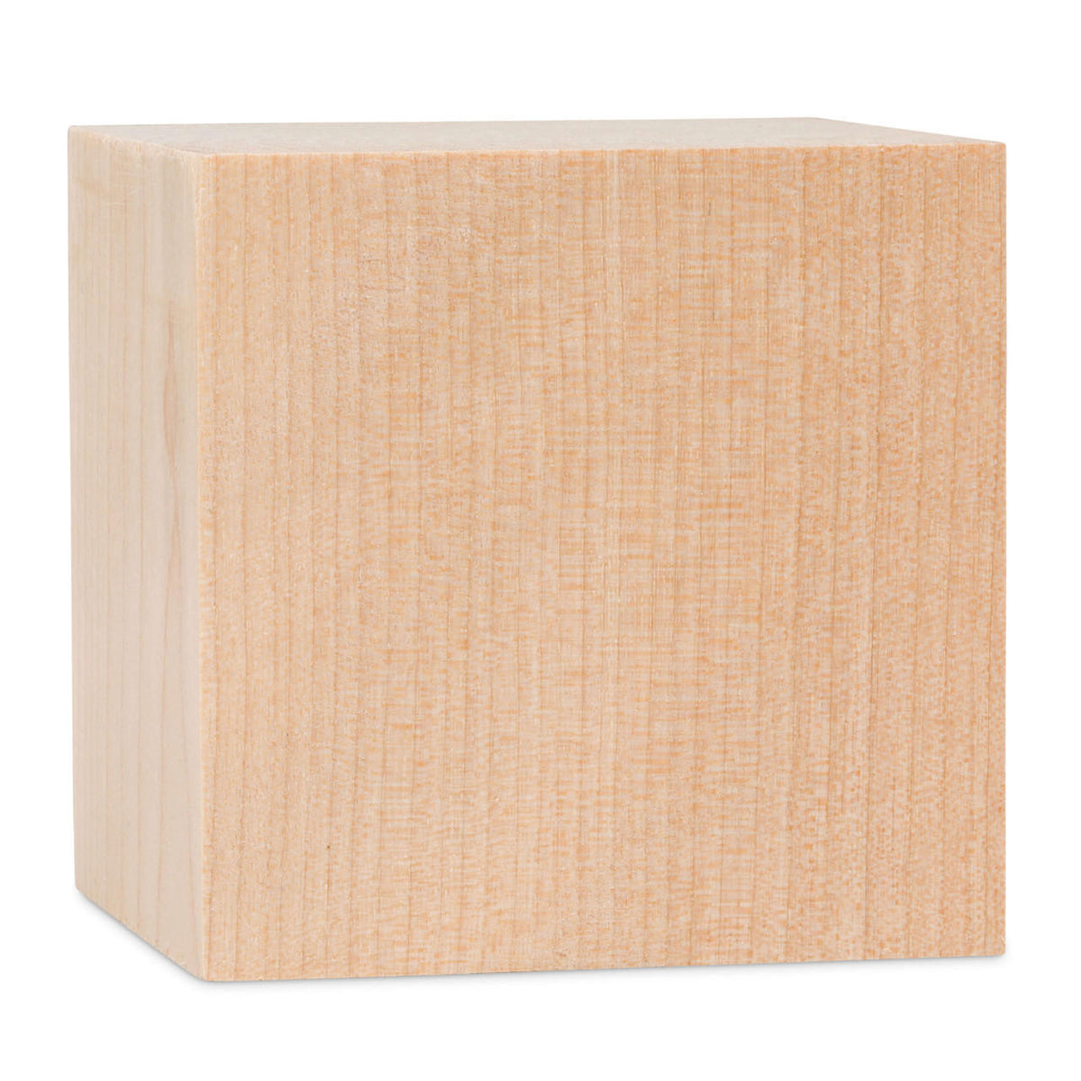 2-1/2” Unfinished Wooden Block, Solid Birch Hardwood | Woodpeckers Crafts