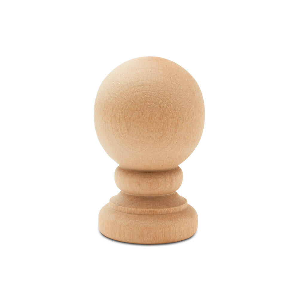 2-3/8" Wood Ball Finials – Woodpeckers Crafts