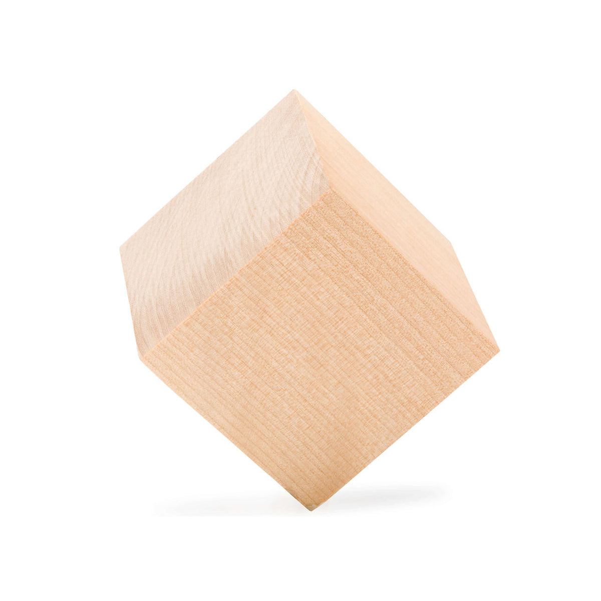 2” Unfinished Wood Block, Solid Birch Hardwood | Woodpeckers Crafts