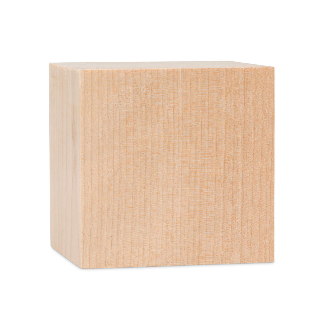 2” Unfinished Wood Block, Solid Birch Hardwood | Woodpeckers Crafts