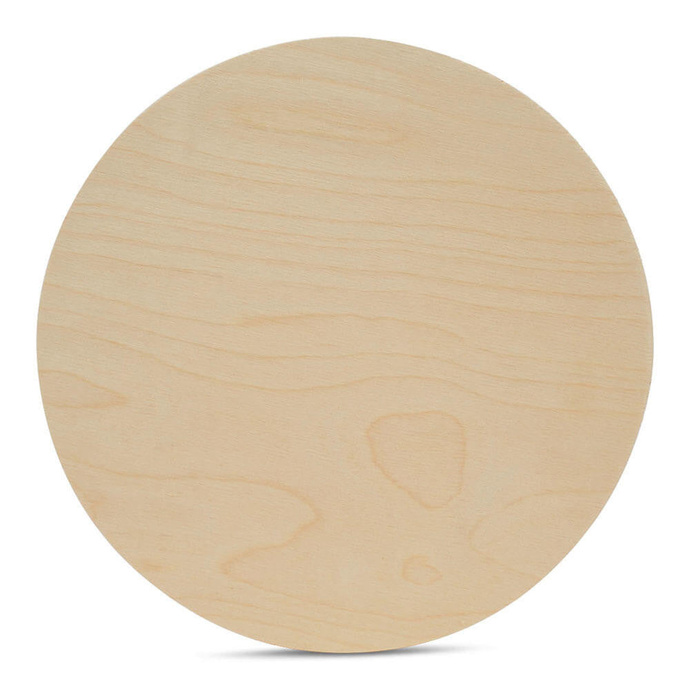 Unfinished Wooden Circle Cutout 22" x 1/4" Thick – Woodpeckers Crafts