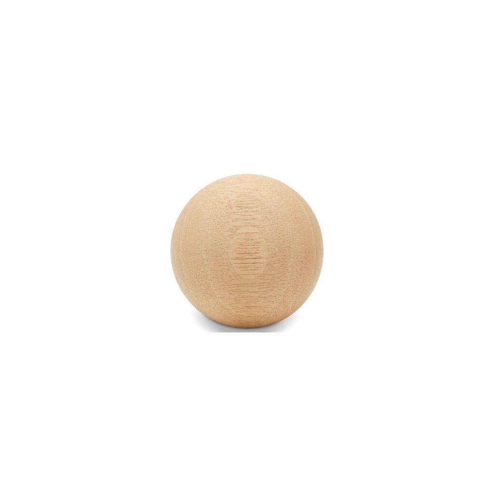 3-1/2” Large Wooden Ball for Crafts | Woodpeckers Crafts