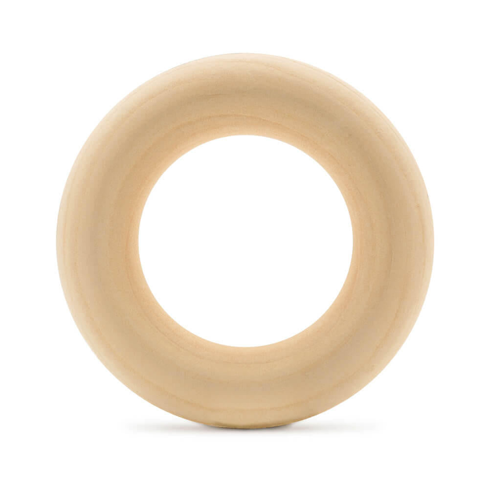 3" Unfinished Wooden Ring, 1/2" Thick | Woodpeckers Crafts