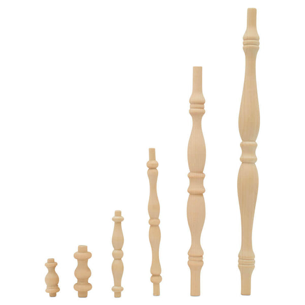 Wood Spindles | Woodpeckers Crafts