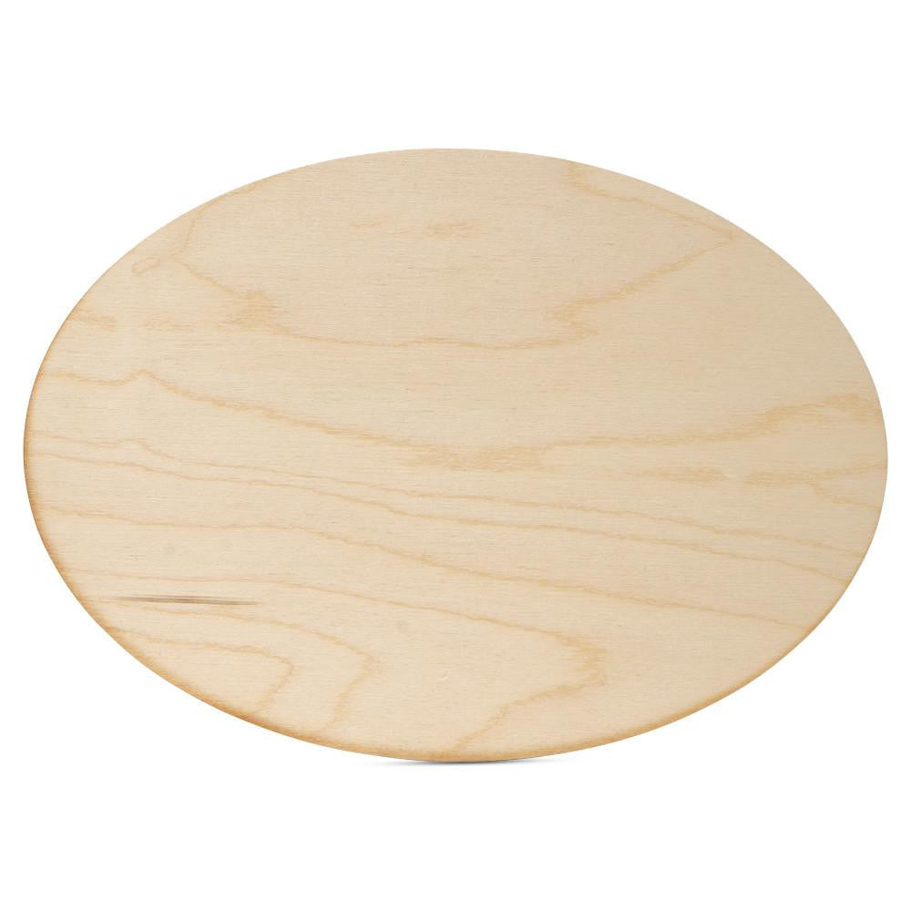 Wooden Oval Cutout Shape, 8-1/2" x 12" x 1/8" – Woodpeckers Crafts