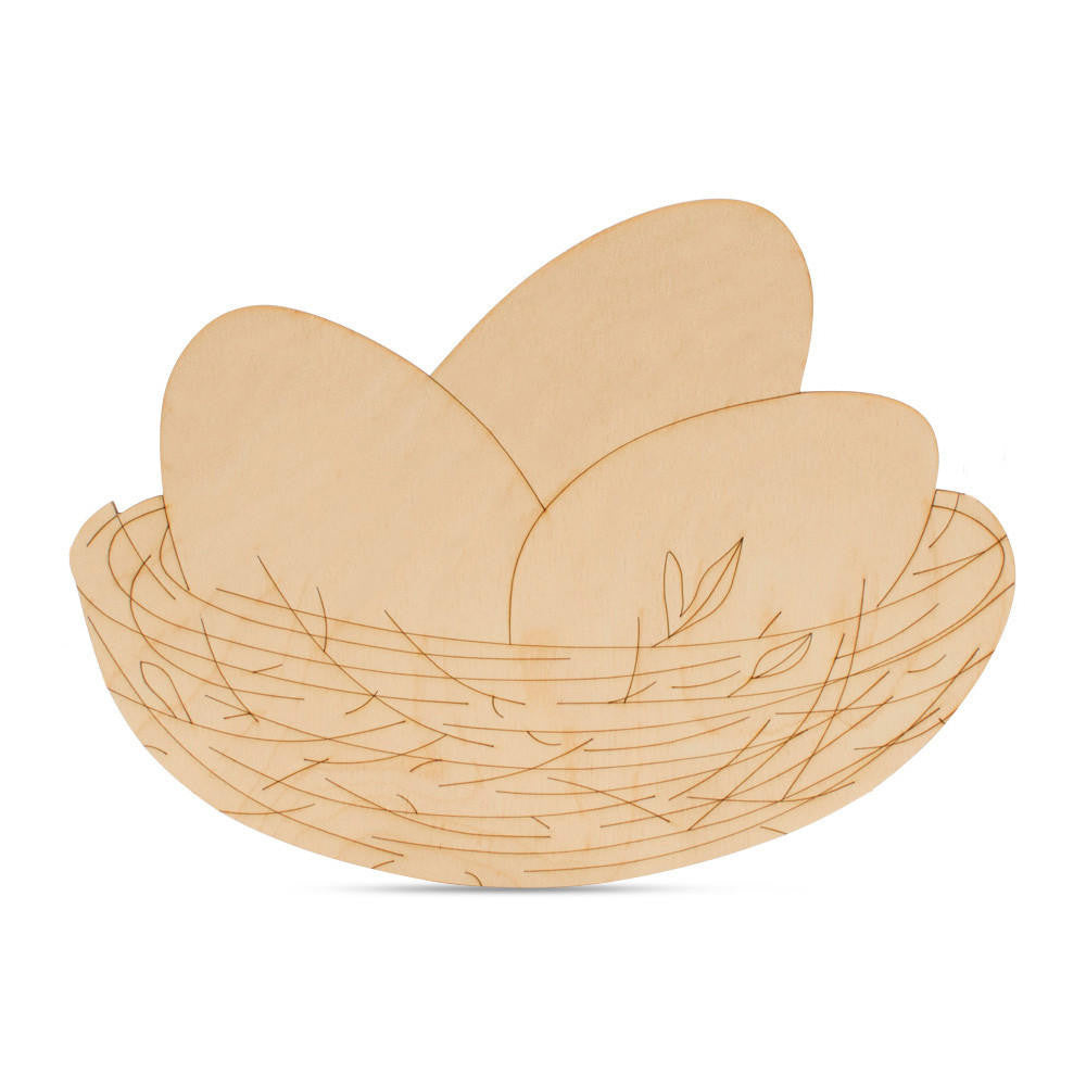 Easter Wood Eggs in Nest Cutout |Woodpeckers Crafts