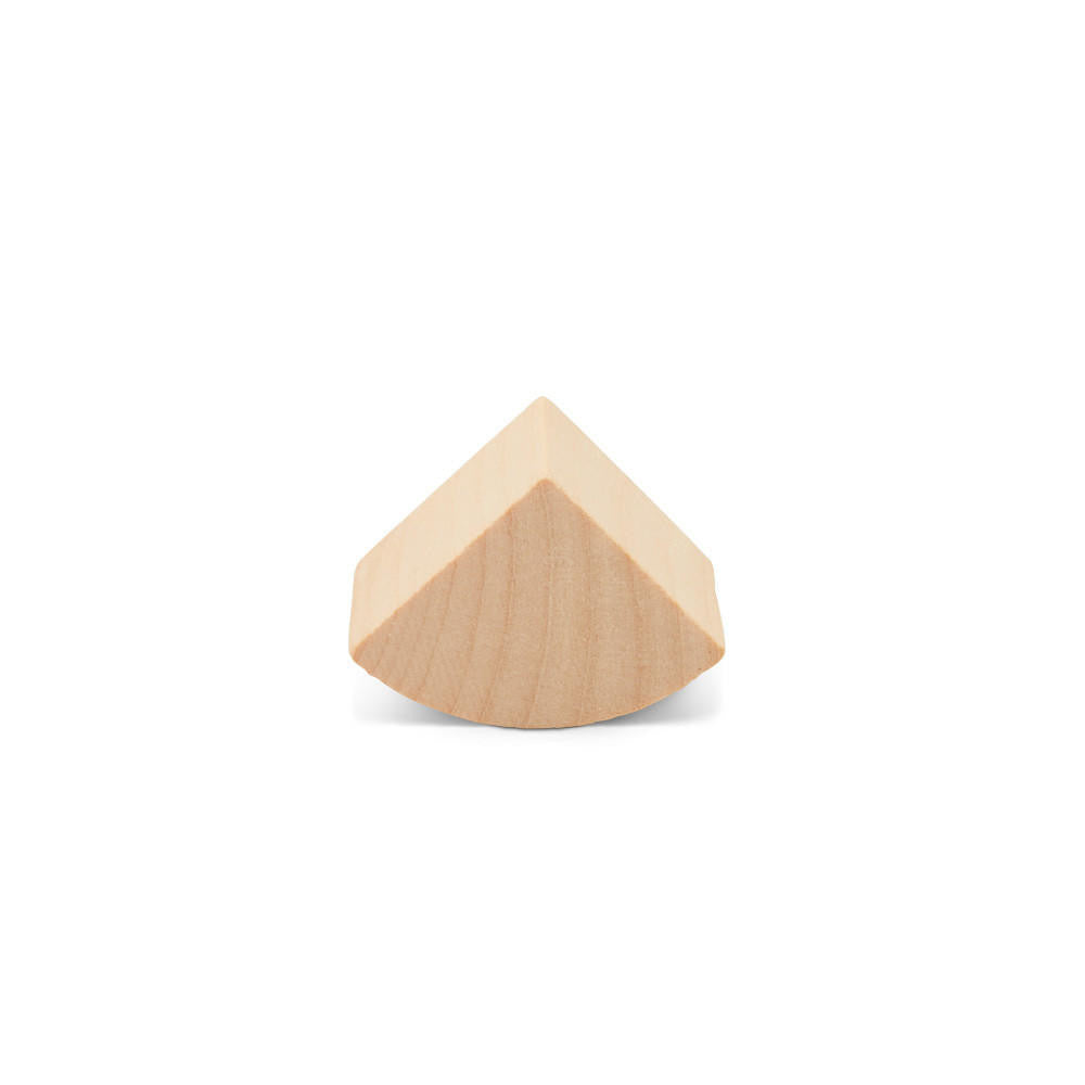 Mini Quarter Circle Wooden Block 1” | Woodpeckers Crafts