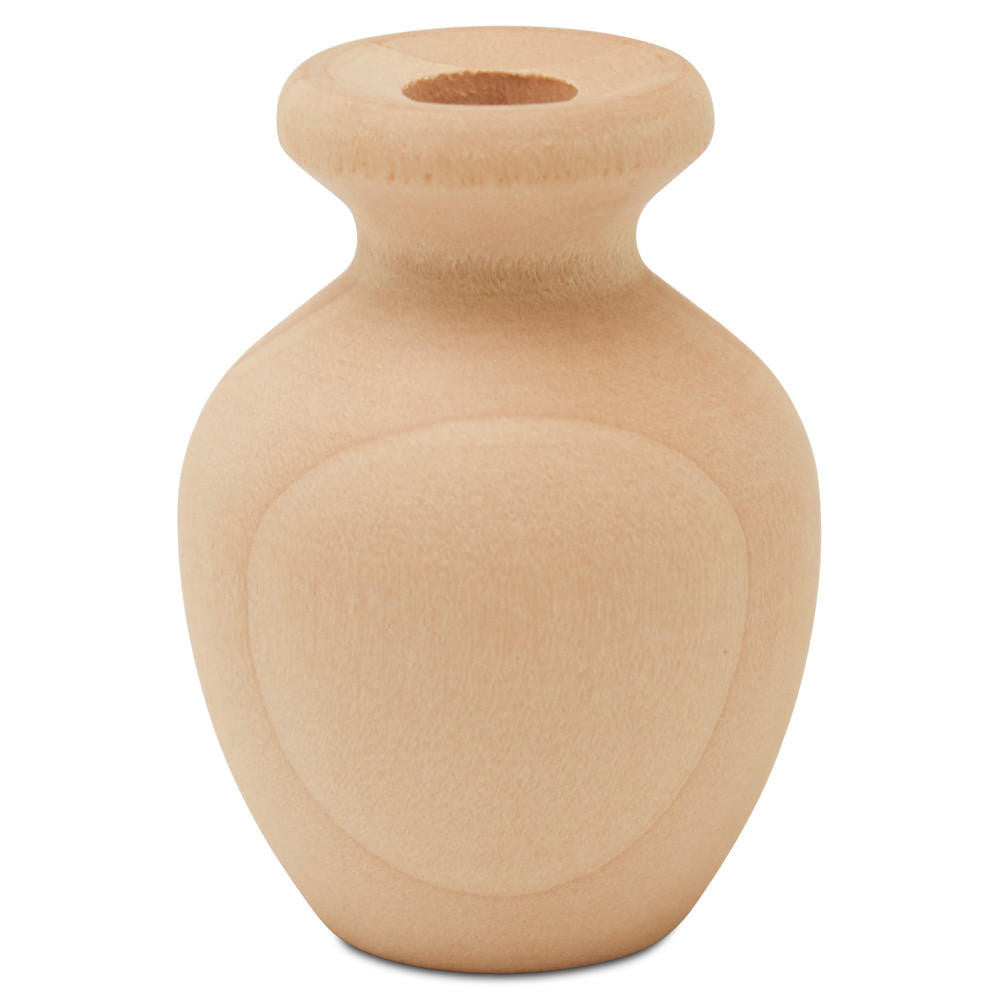 Small Wood Vase, Home Décor, Unfinished | Woodpeckers Crafts