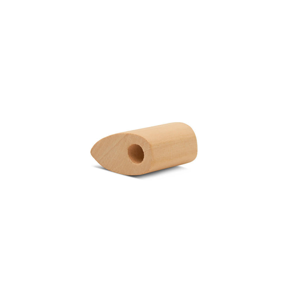 Trapezoid Natural Wood Bead, Jewelry | Woodpeckers Crafts