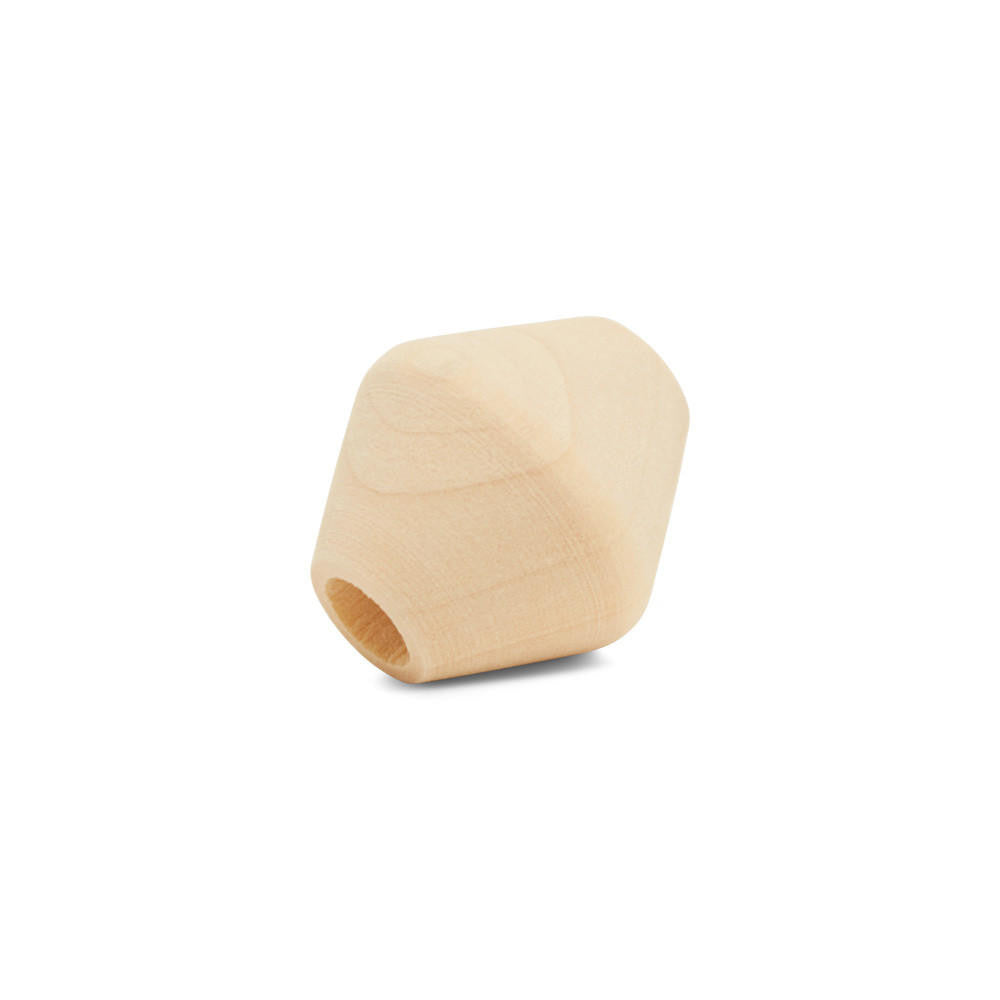 Wooden beads for crafts, Bicone Beads | Woodpeckers Crafts