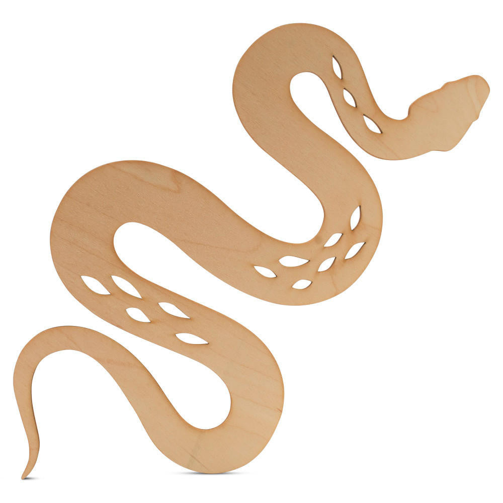 Wood Snake Craft, Unfinished Cutout | Woodpeckers Crafts