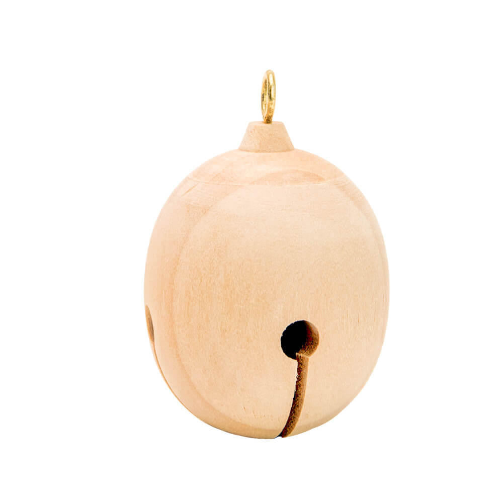 2-1/2" Wooden Jingle Bell | Woodpeckers Crafts