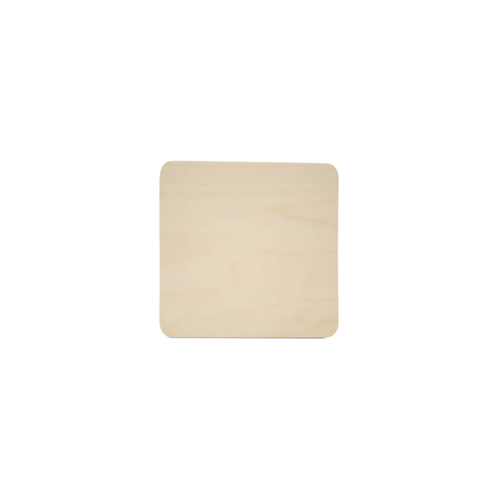 Square Wood Plaque 6”, Unfinished | Woodpeckers Crafts